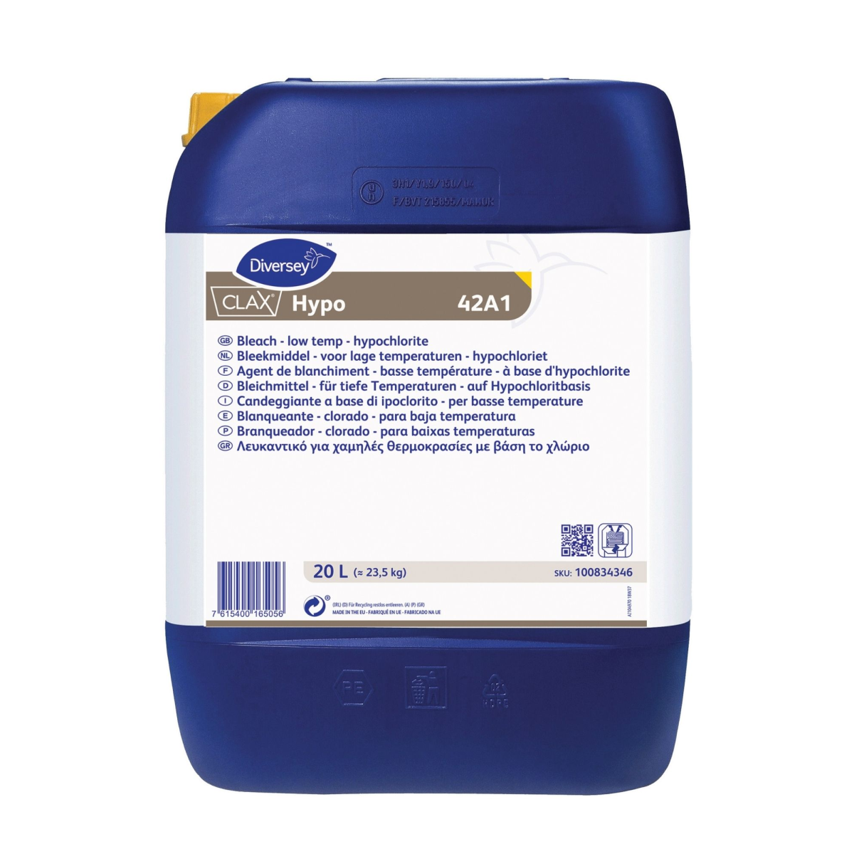 Clax Hypo é um produto clorado baseado em hipoclorito, para baixas ...