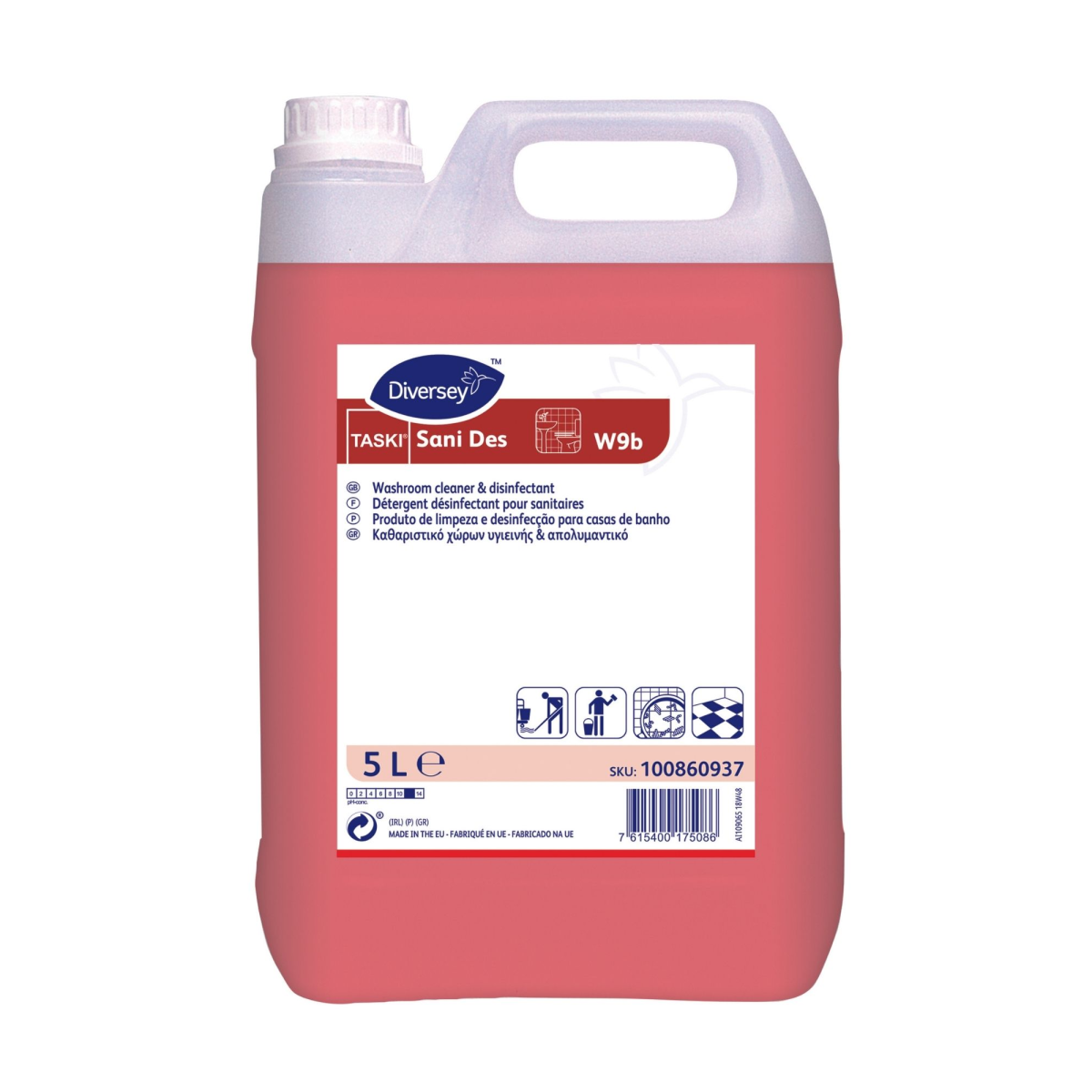 Limpeza de casa de banho, Detergente desinfectante, Diversey ...