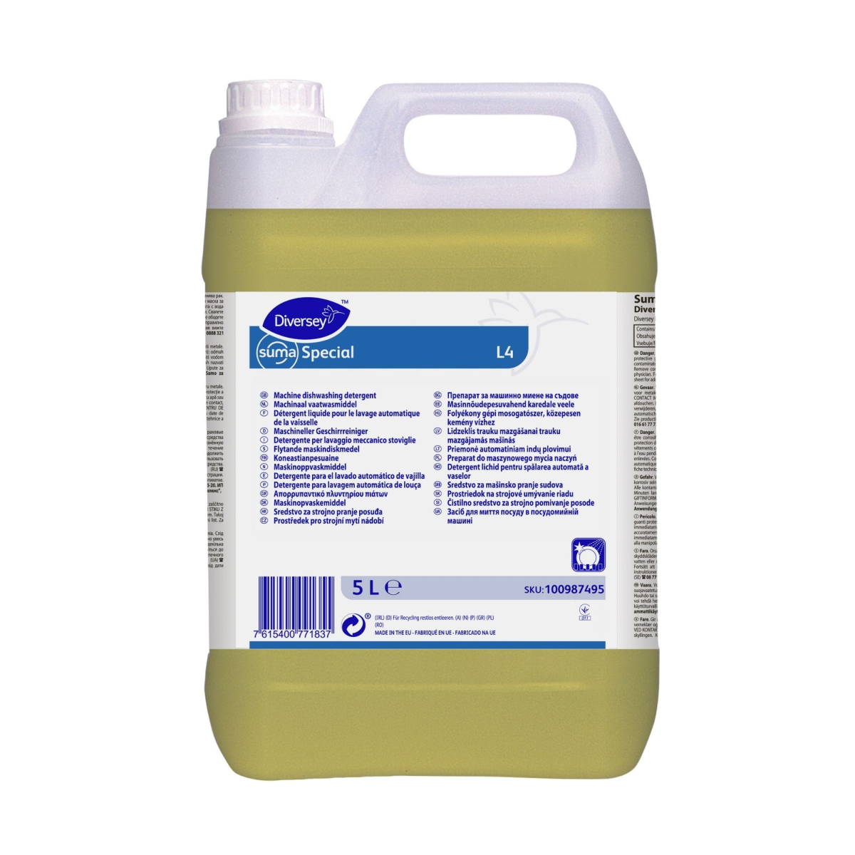 Detergente liquido máquina da louça, Diversey, não clorado, águas ...