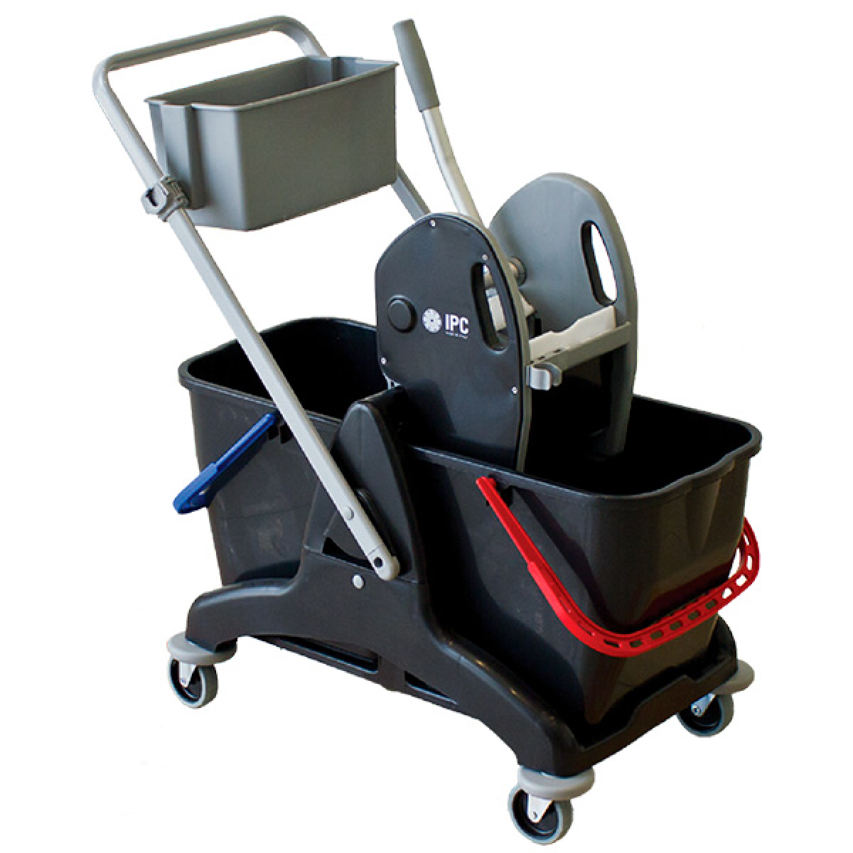 Carro preto, Tennant, com balde duplo (2x25lt), com cesta, 1 un ...