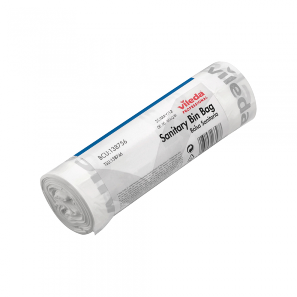 Saco do lixo, Vileda, Sanitário / escritório , 15 LT, Rolo 50 Un ...